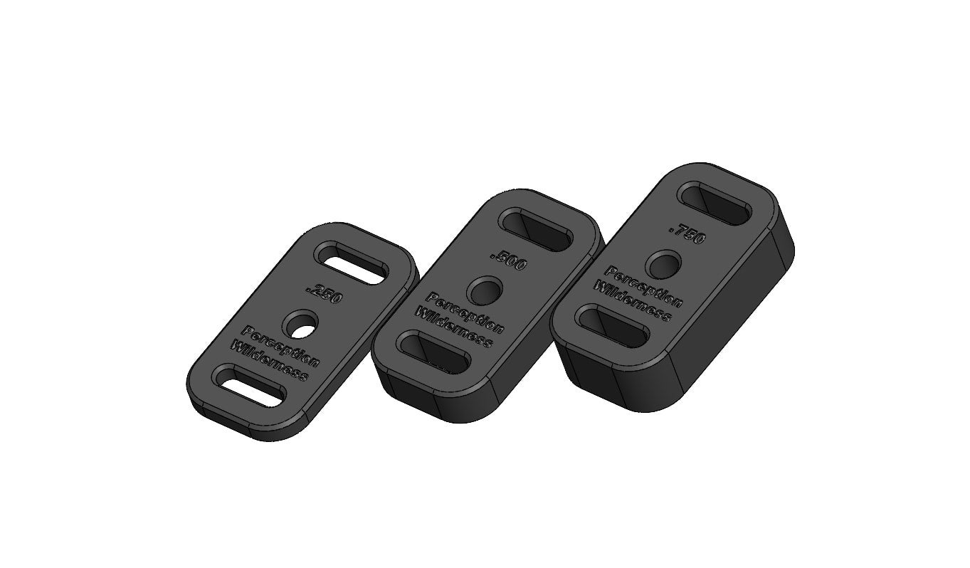 Wilderness System and Perception Kayaks Transducer Spacer Block Kits By ...